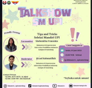 Talk Show SM UPI 2023 – Keperawatan Upi Sumedang